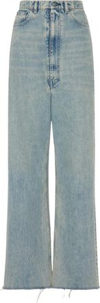 Maison Margiela Femme, Jeans, Bleu, Taille: W26 Wide Leg Jeans