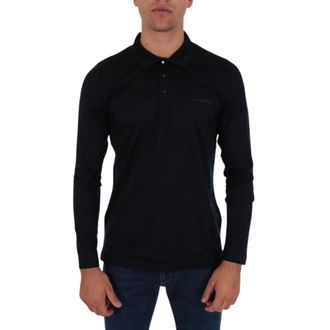 Karl Lagerfeld Polo Pressbutton Logo - - Tops - Herren - Blau - S