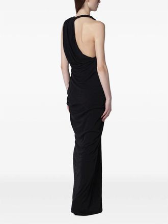 Entire studios Draped Halterneck Dress - Black