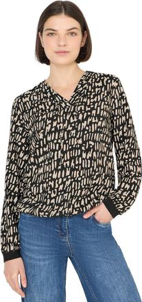 Cecil Bluse mit Tunnelzug raw Khaki XXL