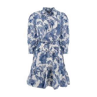 MC2 Saint Barth Femme, Robes, Multicolore, Taille: 40 FR Daisi Short Shirtdress