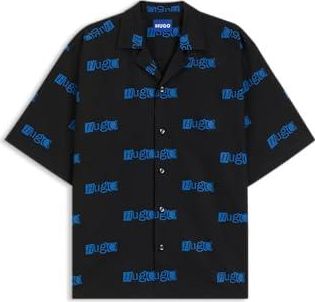 HUGO BOSS Hugo Eligino T-Shirt, Noir (001 Noir), XXL Hommes