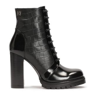 Kazar Krokodilmuster Stiefel - - Shoes - Damen - Schwarzk - 41 EU