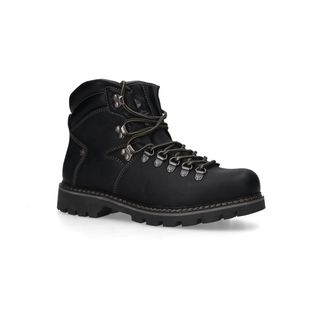 Dockers by Gerli Herren Klassische Stiefeletten, M&auml;nner Stiefeletten,Wechselfu&szlig;bett,warm gef&uuml;ttert,flach,Boots,Stiefel,schwarz,46 EU
