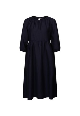 Seidensticker Damen Blusenkleid Kleid, Marineblau, 46