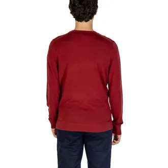Calvin Klein Recycled Wool Crew Neck Sweater - Red
