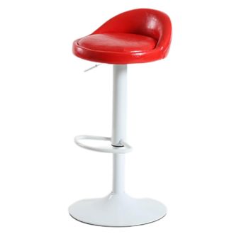 Generic Verstellbarer Drehhocker mit PU-Lederbezug, Esszimmerstuhl in Tresenh&ouml;he f&uuml;r K&uuml;che, Wohnzimmer, Fr&uuml;hst&uuml;cksbereich und Konferenzraum