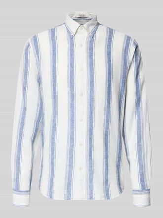 GANT Regular Fit Freizeithemd aus Leinen-Baumwoll-Mix mit Kentkragen