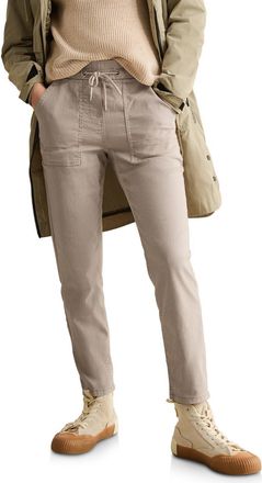 Cecil Damen B378784 Hose Im Casual Fit, Light Hazel Beige, XL / 28L EU