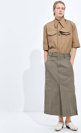 Bottega Veneta Jupe En Gabardine De Coton Et De Soie - Bottega Veneta