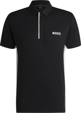 BOSS Herren Paddytech Pro Sportives Paddy Poloshirt Schwarz001 L