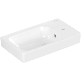 Villeroy & Boch Villeroy&boch - Architectura - Handwaschbecken, 48x28 cm, mit &Uuml;berlauf, Hahnloch rechts, Alpinwei&szlig; 43864801