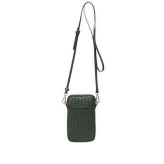 Abbacino Bolso para el m&oacute;vil de piel trenzada - - Bags - Damen - Gr&uuml;n - ONE SIZE