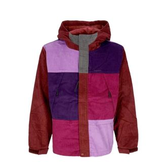 HUF Samt Mountain Jacket mit Rei&szlig;verschluss - - Jackets - Herren - Mehrfarbig - S