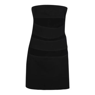 M&ocirc;not Bleistiftkleid mit eckigem Ausschnitt und Cut-Outs - - Dresses - Damen - Schwarzk - S