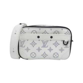 Louis Vuitton Pre-owned Monogram Shadow Alpha Wearable Wallet Leather Shoulder Bag - - Pre-owned - Damen - Wei&szlig; - ONE SIZE