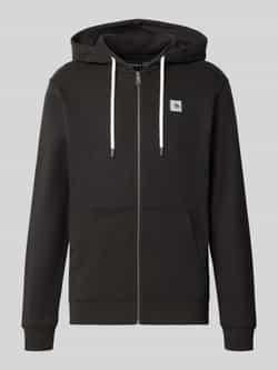 Scotch & Soda Sweatjacke mit Logo-Patch und K&auml;nguru-Tasche