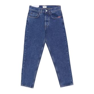Amish Stone Washed Slim Fit Jeans - - Jeans - Herren - Blau - W30