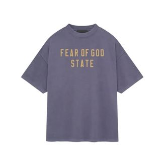 Fear of God Homme, Tops, Violet, Taille: XL Essentials Heavy Crewneck Tee