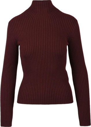 Max Mara Sfilata Lupetto a Coste - - Knitwear - Damen - Rot - M