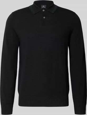 Paul Smith Regular Fit Poloshirt in Strick-Optik