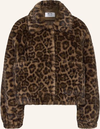 Betta Corradi Betta Corradi Kunstfell-Jacke braun
