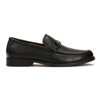 Kazar Schwarze Loafer mit Metallverzierung - - Shoes - Herren - Schwarzk - 46 EU