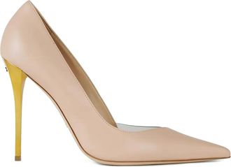 Elisabetta Franchi cut-out stiletto pumps - Nude