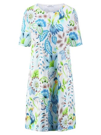 Efixelle Kleid Rundhals-&shy;Ausschnitt Efixelle weiss