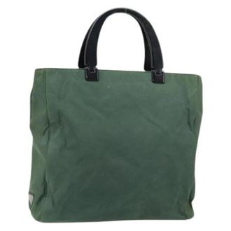 Prada Pre-owned Nylon Tote Bag - - Pre-owned - Damen - Gr&uuml;n - ONE SIZE