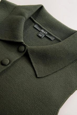 Next Strickjacke Elegante Strickweste zum Kn&ouml;pfen (1-tlg)