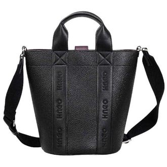 HUGO BOSS Becky Gr 10278055 01 Sac seau pour femme, Noir