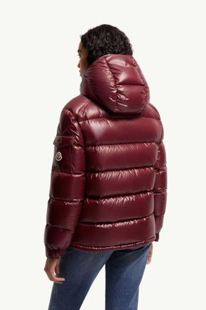 Moncler Quilted Down Down Jacket - Burgundy