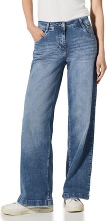 Cecil Damen B379070 Jeans, Light Blue Washed, 26W/32L