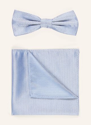 Prince Bowtie Prince Bowtie Set: Fliege Und Einstecktuch blau