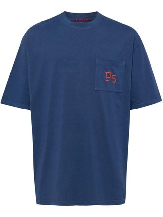 President's T-Shirt mit Logo-Stickerei - Blau