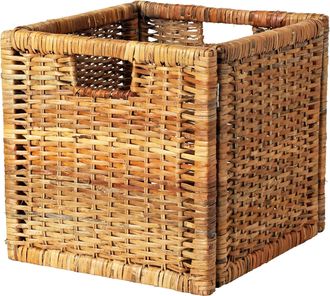 IKEA BRAN&Auml;S - Aufbewahrungskorb 32x34x32 cm - Korb aus Rattan
