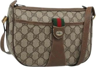 Gucci Sac bandouli&egrave;re vintage doccasion - Femme - Pre-owned - Beige - Taille: ONE Size