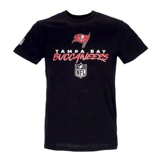 New Era Homme, Tops, Noir, Taille: XL NFL Script Tee Noir/Rouge