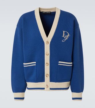 Dolce & Gabbana Cardigan brodé en laine vierge