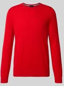 Christian Berg Kaschmirpullover mit gerippten Abschl&uuml;ssen