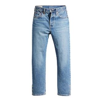 Levi's 501 Crop Jeans Femme, Been There Selvedge, 36W / 34L