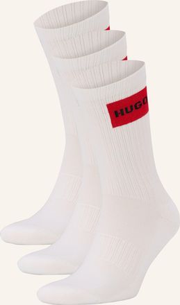 HUGO BOSS Hugo 3er-Pack Str&uuml;mpfe weiss