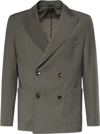 Michael Coal Homme, Vestes, Vert, Taille: XL Austin Double-breasted Jacket