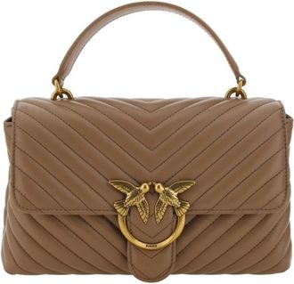 Pinko Pinko, Femme, Sacs, Brun, Taille: ONE Size Love Lady Handbag