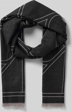 Calvin Klein Schal aus Viskose-Mix mit Fransen