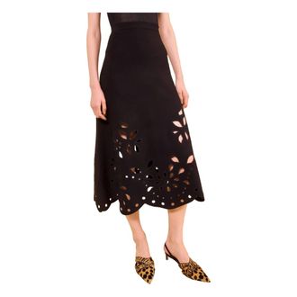 Ulla Johnson Grace Strick-Midirock - - Skirts - Damen - Schwarzk - M
