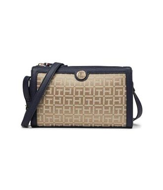 Tommy Hilfiger Wilder II Sac &agrave; bandouli&egrave;re zipp&eacute; pour femme Kaki Taille S