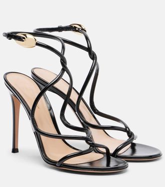 Gianvito Rossi Sandales Jungle Mamba en cuir