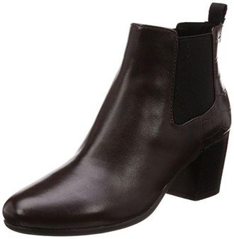 Geox Femme New Lucinda A Botines, Marron (Coffee C6009), 39.5 EU